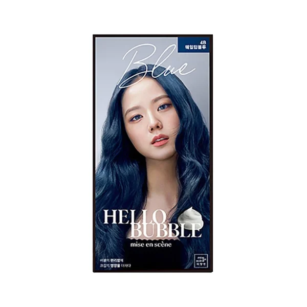 Miseenscene Hello Bubble Hair Colour [#4B Whale Deep Blue] – Ippondo ...