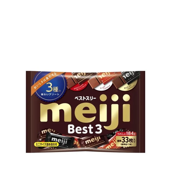 MEIJI BEST THREE MIX CHOCOLATE BAG 184G – Ippondo Japanese & Korean ...