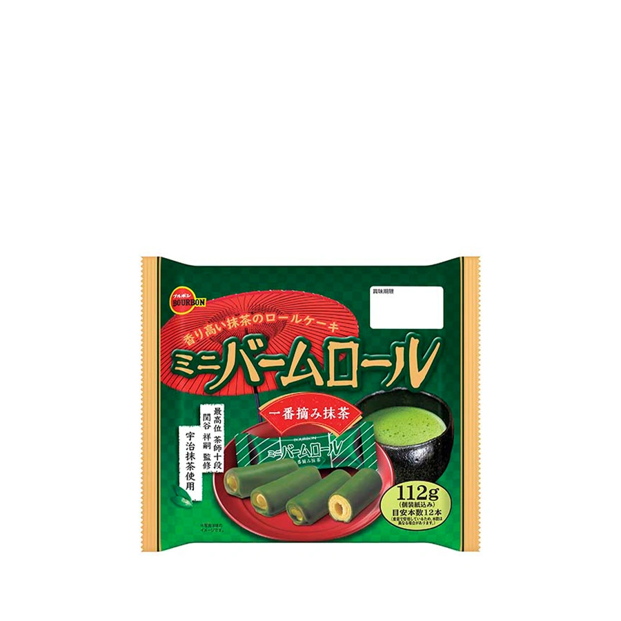 Bourbon Mini Baum Roll First Picked Matcha - Ippondo Japanese & Korean ...